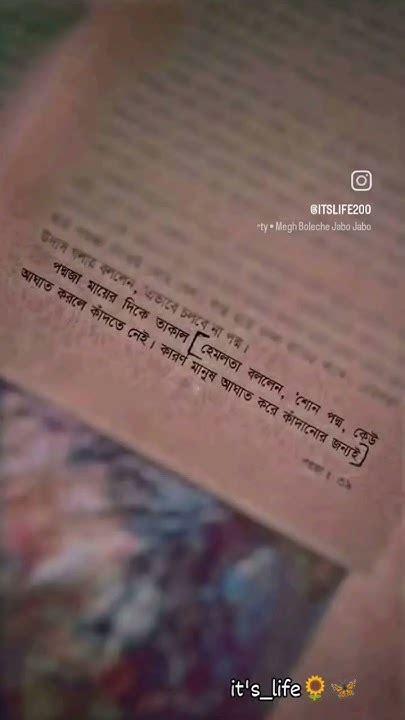 পদ্মজা উপন্যাসের সেরা একটি লাইন 😊 ️‍🩹 Instagram Love Upponash Life