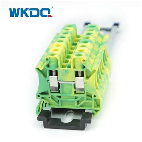 China Ut6 Pe 6mm2 Screw Test Disconnect Ground Terminal Block Suppliers Manufacturers Factory