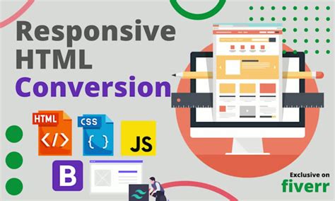Convert Figma To Html Psd To Html Responsive Design Bootstrap5 Tailwind