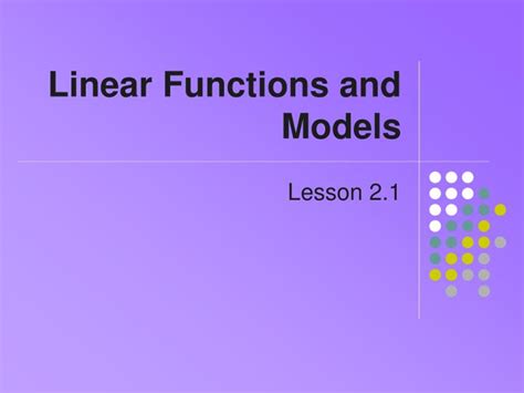 PPT Linear Functions And Models PowerPoint Presentation Free Download ID 421674