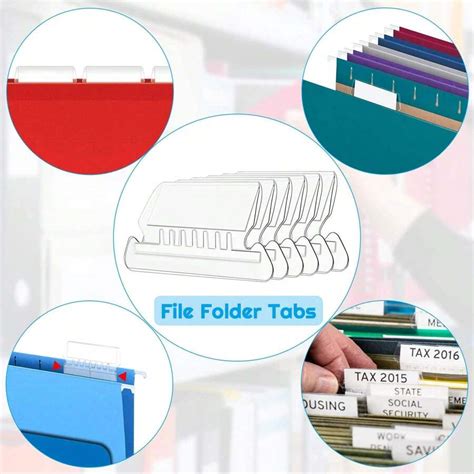 Folder Tabs 50 100 Sets Of Suspended File Folder Label Tabs And Inserts For Suspended Folders
