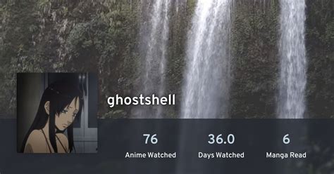 Ghostshells Profile · Anilist