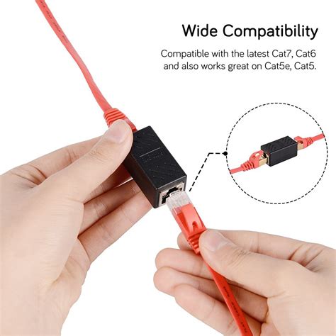 Rj45 Connector Inline Lan Plugs Ethernet Cable Ext Grandado