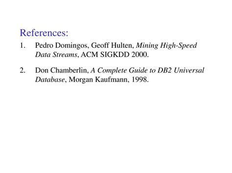 Ppt Implementing Hoeffding Decision Trees In Db2 Powerpoint
