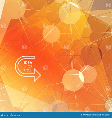 Dynamic Molecule Structure Science And Connection Concept Neurons Abstract Ball Vector