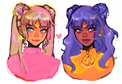 Sailor Moon And Fanart Otters And Foxes