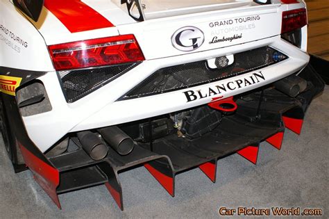 2013 Gallardo Super Trofeo Race Car Rear Air Diffuser
