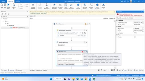Filter Datatable Through Invoke Code Studio UiPath Community Forum