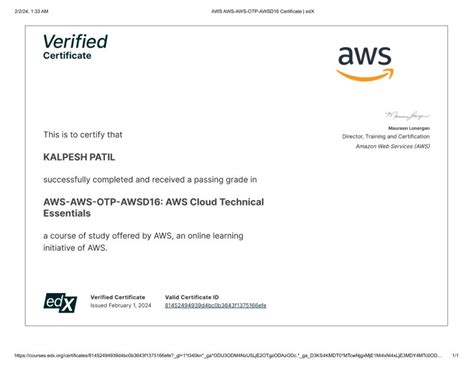 kalpesh patil on linkedin aws cloudskills edx continuouslearning cloudcertification awscloud…