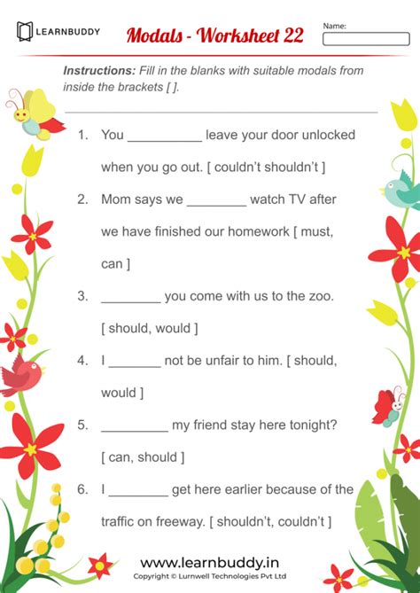 Modals Worksheet For Grade 9 Modals Exercises For Class 7 With Answers Clipart Max Modals Worksheet For Grade 9 Modals Exercises For Class 7 With Answers Clipart Max