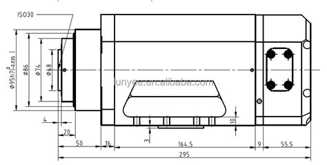 High Speed Milling Machine Atc Spindle Motor Iso Tool Holder Atc Spindle Kw For Axis Cnc