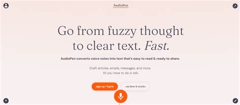 Audiopen Ai Convert Voice Notes Into Text