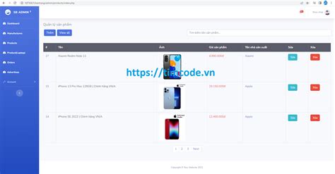 code website bán hàng điện thoại di động php thuần tải miễn phí