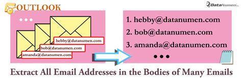 How To Quickly Extract All Email Addresses From The Bodies Of Multiple Outlook Emails