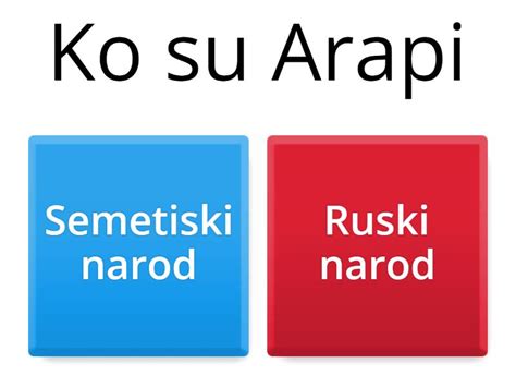 Arapi Quiz