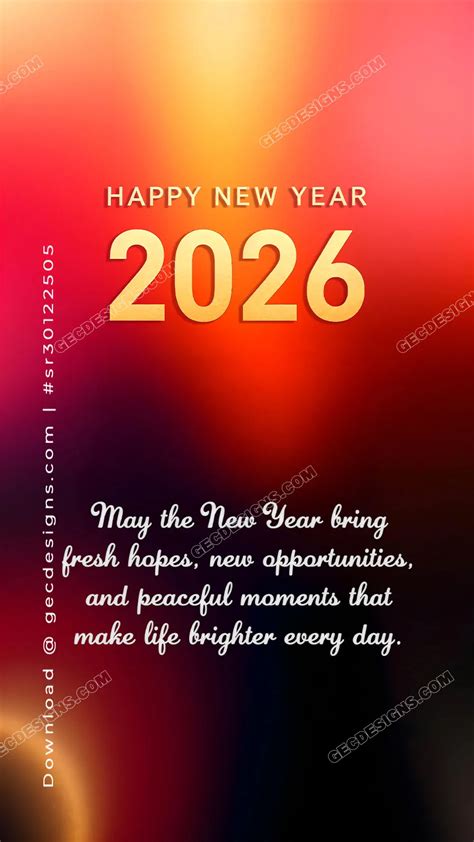 Happy New Year Wishes 2026 Image With Peaceful Winter Night Snowy