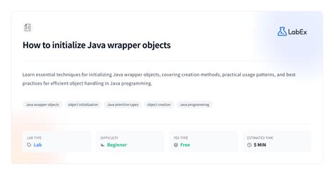 How To Initialize Java Wrapper Objects Labex