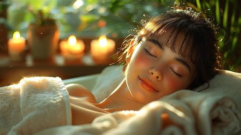 Premium Photo Beautiful Young Woman Receiving Massage In Spa Salon