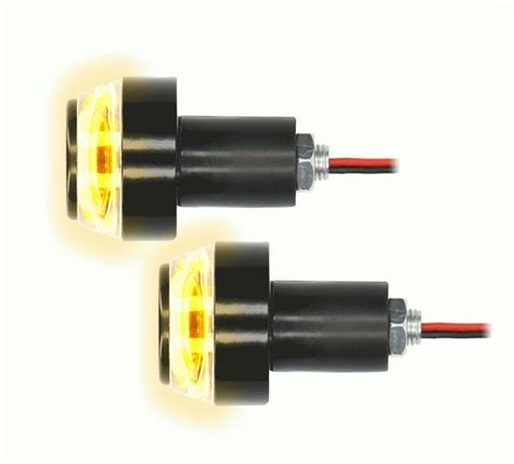 Motorcycle Bar End LED Switchback Turn Signals