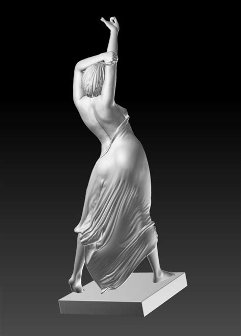 Disconsolate Nude Female Figurine Digital Download For 3d Printing 3d Model Woman Figurine
