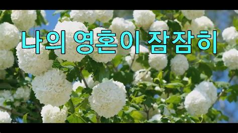 나의 영혼이 잠잠히 Youtube