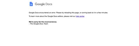 Fix Google Docs Not Working