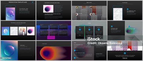 최소한의 프리젠테이션 화려한 그라데이션 흐리게 및 기하학적 배경 포트폴리오 템플릿 책자 커버 벡터 디자인입니다 전단지 전단지