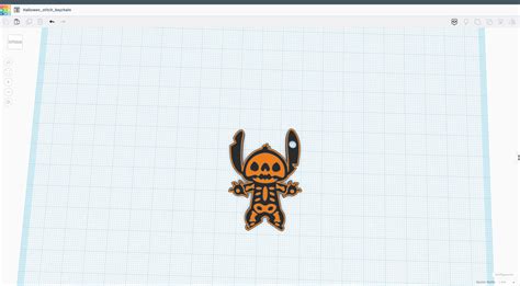 Halloween Stitch Keychain By Javier Lloret Download Free Stl Model