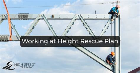 Working At Height Rescue Plan Free Downloadable Template
