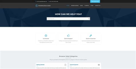 knowledge base website templates themeforest