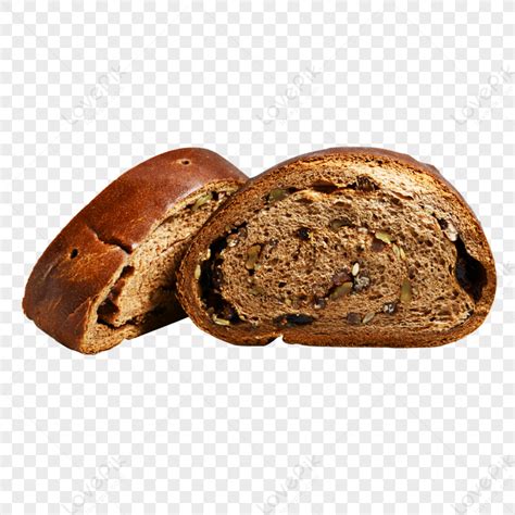 통밀 맛있는 유럽 빵 두 조각oubao건강한