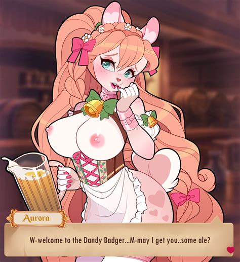 Rule 34 Alcohol Anthro Apron Beer Bell Bell Accessory Beverage Big Breasts Blush Bracelet