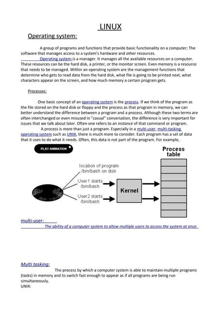 Linux File System Pptx Operating Systems Computer Software And