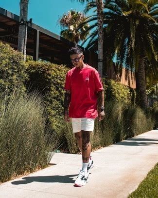 White Shorts With Red T Shirt Outfits For Men 8 Ideas And Outfits