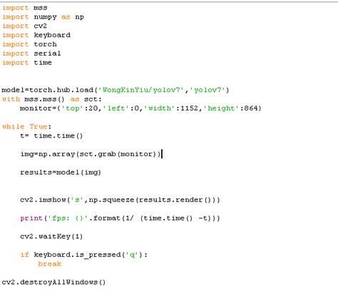 Unable To Integrate Opencv With Yolov7 · Issue 304 · Wongkinyiuyolov7