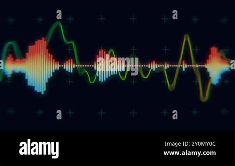 A Colorful Looping Digital Sound Wave Visualization Featuring A Dynamic