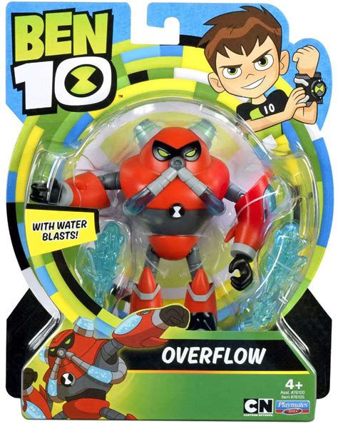 Ben 10 Basic Overflow 5 Action Figure Water Blasts Playmates Toywiz