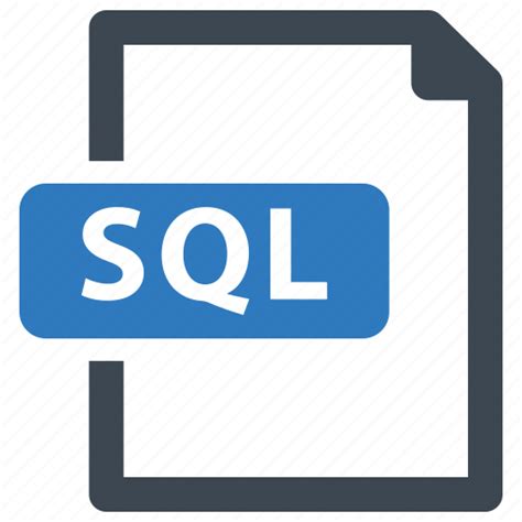 File Format Sql Icon
