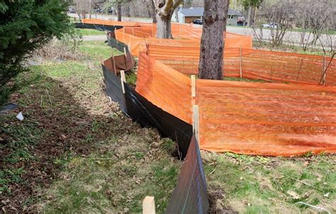 Tree And Safety Fence Erosion Control