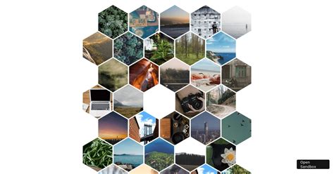 React Honeycomb Static Example Forked Codesandbox