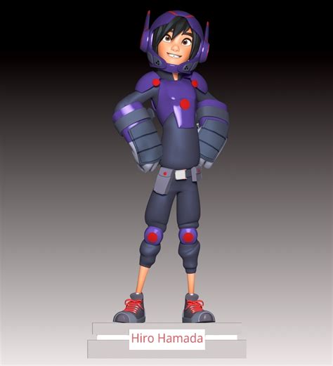 🦸 Hiro Hamada・archivo 3d Para Impresión 3d・cults