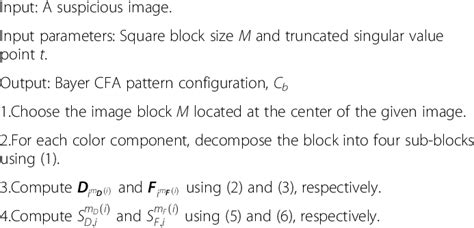 overall algorithm for proposed method download table