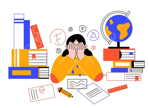 Teen Vector Png Images Teens Problems Teen Problem Grade Desk Piles