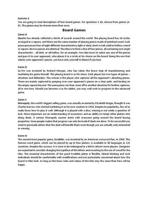 Multiple Matching Exercise 28 Pdf