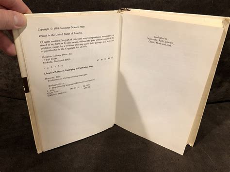 Fundamentals Of Programming Languages By Ellis Horowitz Parry Game Preserve