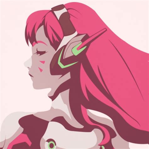 Cute D Va Icon For Overwatch Fans
