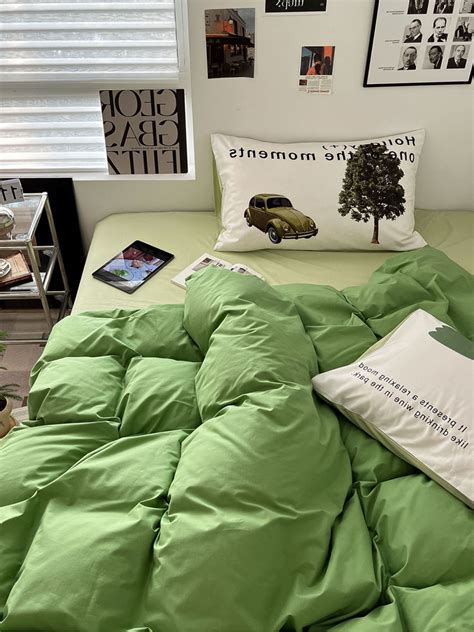 페르지아 페르지아 양면이불 귀여운 베개 침구커버세트 포레스트 그린 순면 침구 싱글 슈퍼싱글 퀸 킹 위시버킷
