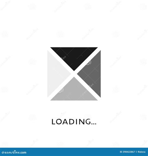 Loading Status Symbol Stock Vector Illustration Of Computer 298422867