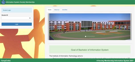 Society Membership Information System Using Phpmysqli Campcodes