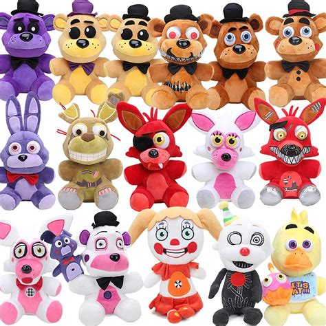 Xsmart Global Fnaf Plushies Full Characters10in Freddy Fazbear Plush